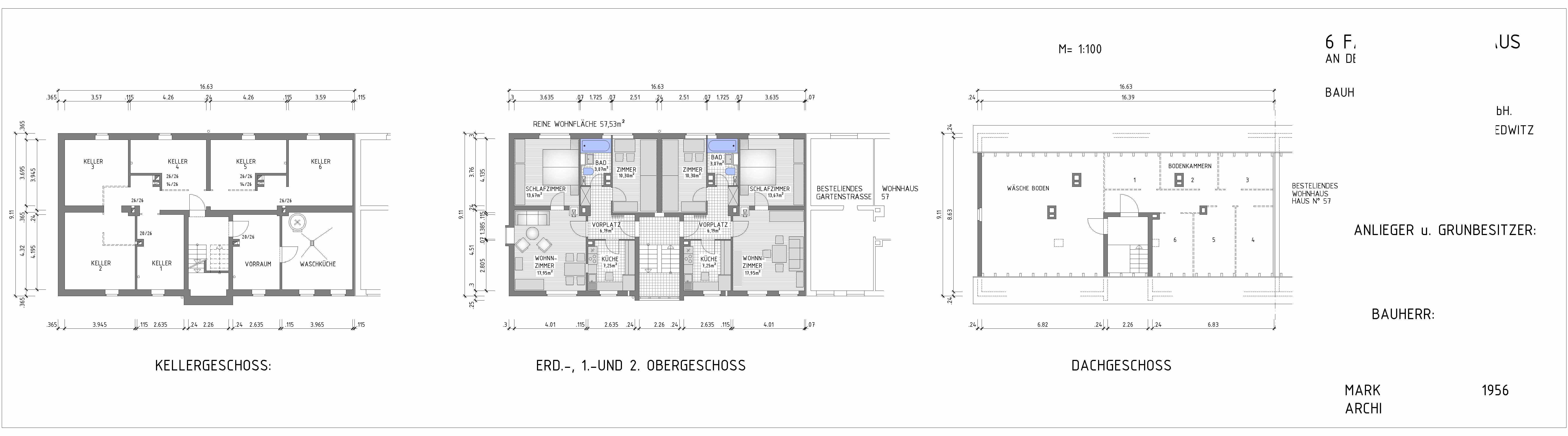 Bestandsplan Digitalisieren - Grundriss zeichnen, Bauplan zeichnen, CAD ...
