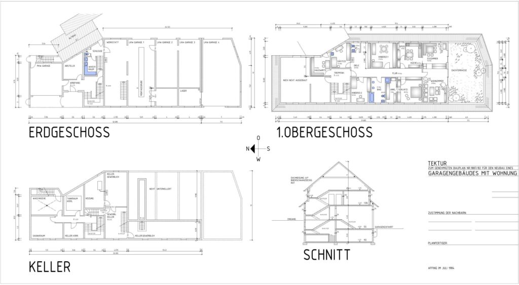 Tektur-Pläne - Grundriss zeichnen, Bauplan zeichnen, CAD Plan ...